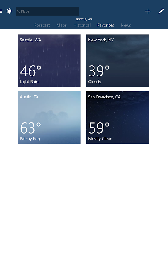MSN Weather - Forecast & Maps - Android Apps on Google Play