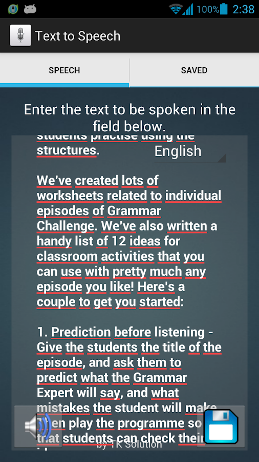 Text to Speech - Android Apps on Google Play
