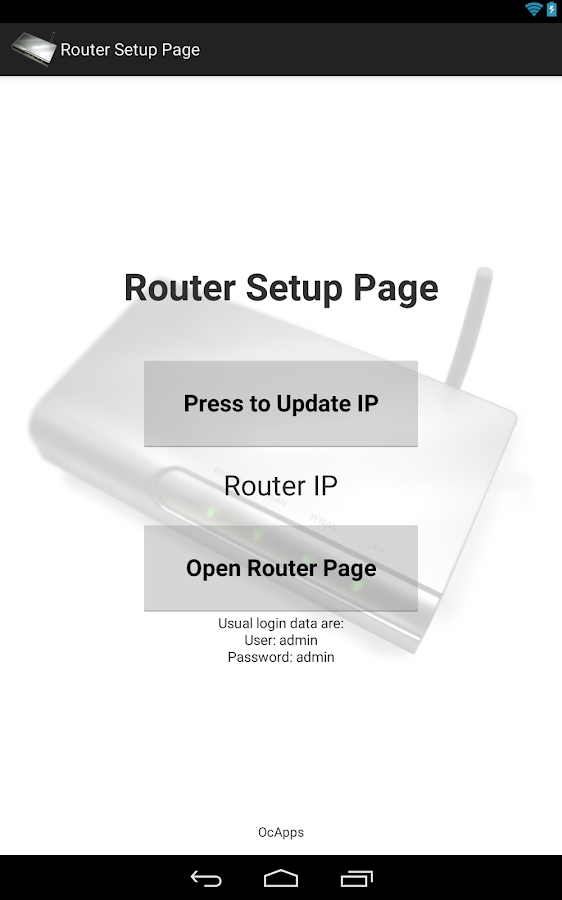 Router Setup Page - Android Apps on Google Play