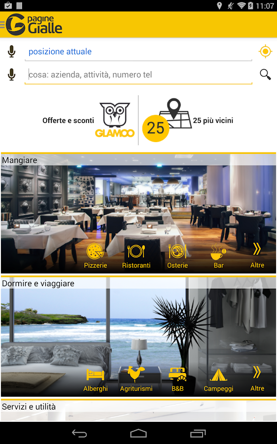 PagineGialle - App Android su Google Play