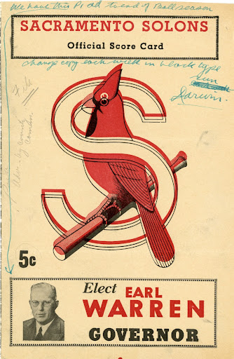 Sacramento Solons Official Scorecard - Whitaker & Baxter Campaigns, Inc ...