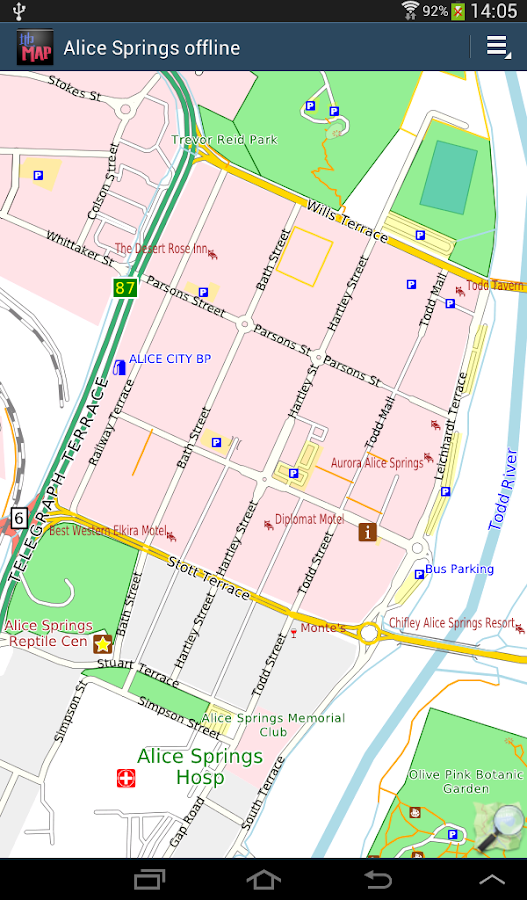 Alice Springs offline map - Android Apps on Google Play