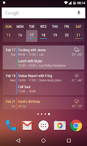 Event Flow Calendar Widget – Clean and beautiful calendar widget, with ...