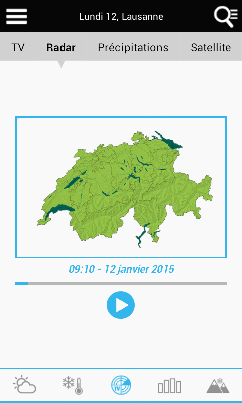 Météo pour la Suisse – Applications Android sur Google Play