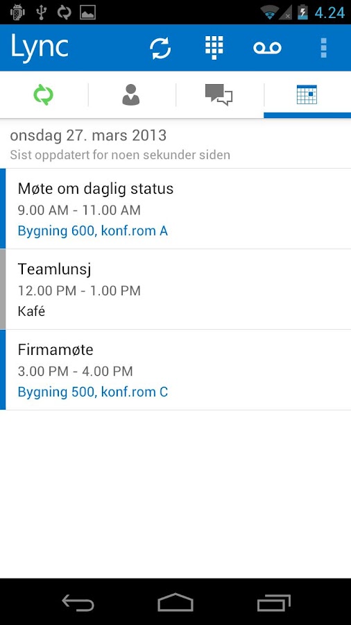 Lync 2013 – Android-apper på Google Play