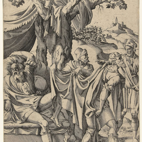 Dronkenschap van Noach, Hans Liefrinck (I) (attributed to), after Jan ...