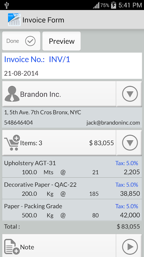 Simple Invoice Manager - Android Apps on Google Play