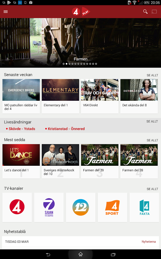 TV4 Play - Android Apps on Google Play