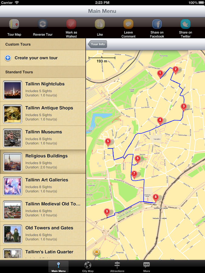 Tallinn Map and Walks - Android Apps on Google Play