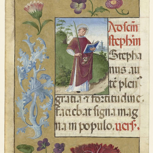 De heilige Stephanus, anoniem, 1400 - 1499 - Rijksmuseum