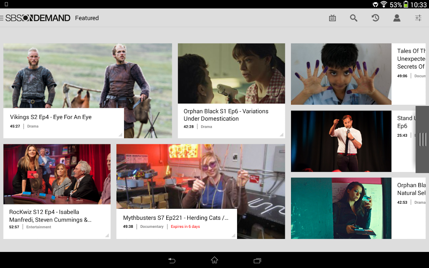 SBS On Demand - Android Apps on Google Play