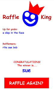 Raffle King – Let Raffle King decide! – Android Tools Apps