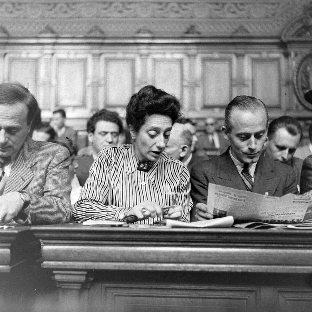 Madeleine Jacob At Petain Trial - David E Scherman — Google Arts & Culture