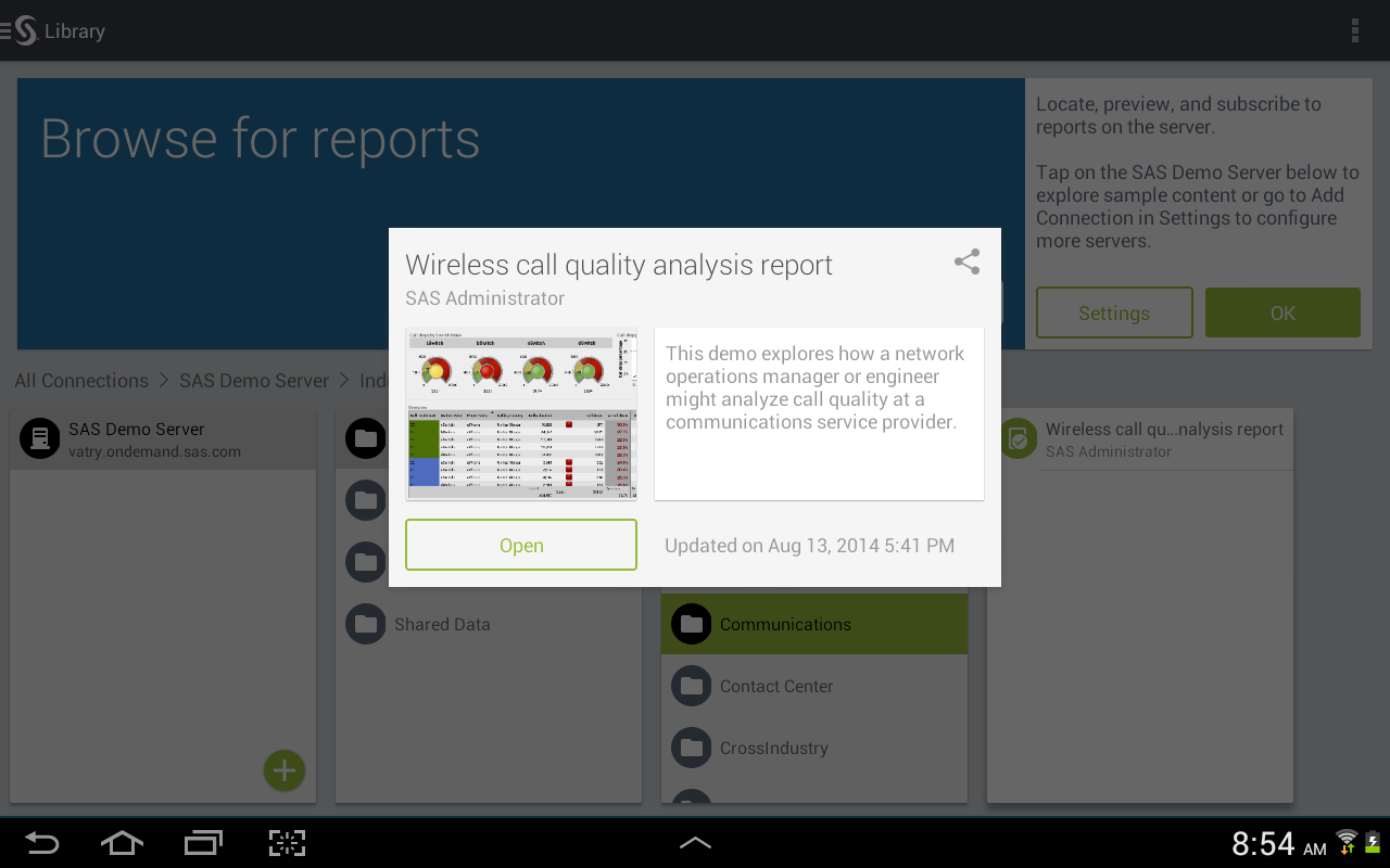 SAS® Mobile BI - Android Apps on Google Play