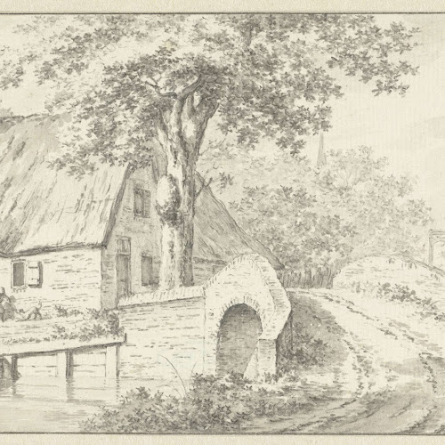 Dorpsgezicht, Jacob Cats (1741-1799), 1772 - Rijksmuseum