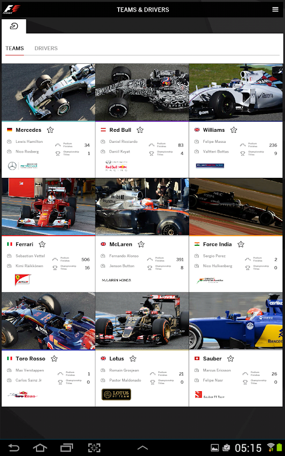 Official F1 ® App – Android-Apps auf Google Play