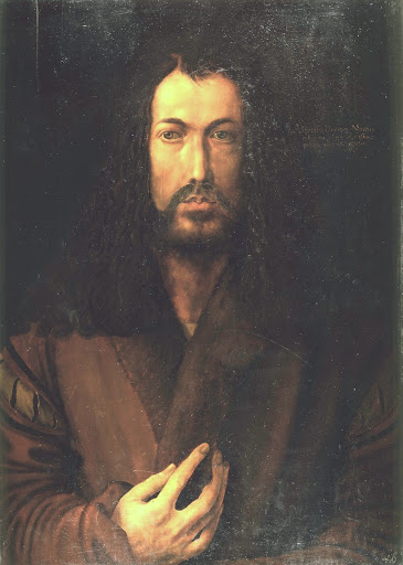 Dürer's "Self-Portrait with a Fur-Trimmed Robe," 1500, in an 18th ...