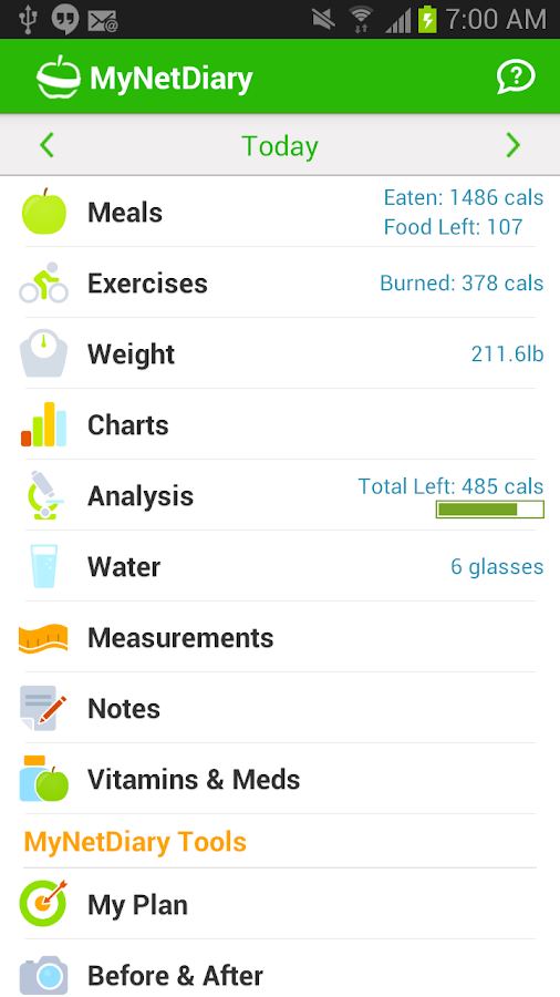 Calorie Counter PRO MyNetDiary - Android Apps on Google Play