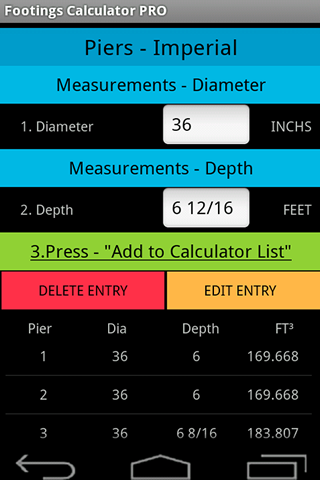 Footing Calculator