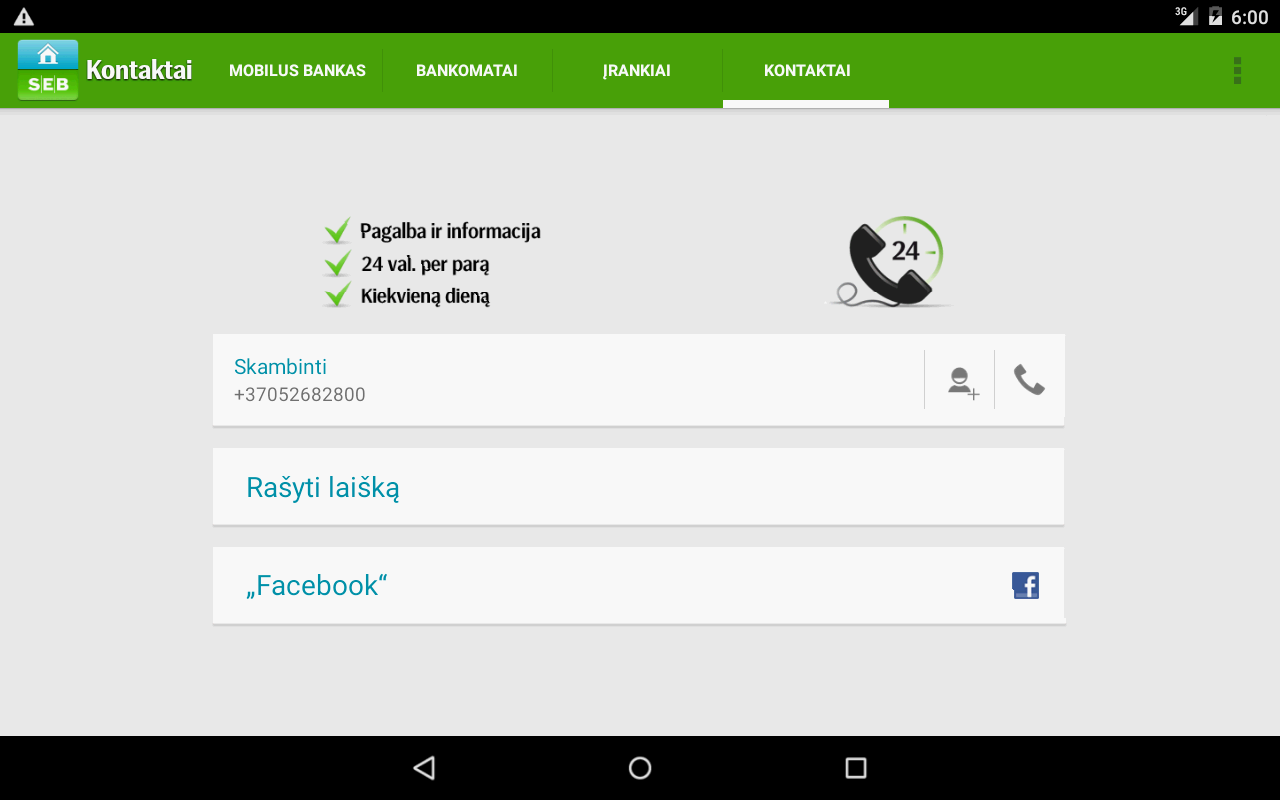 SEB Lietuva – „Android“ programos „Google Play“