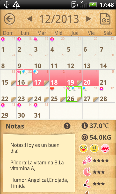 Calendario Menstrual - Aplicaciones de Android en Google Play