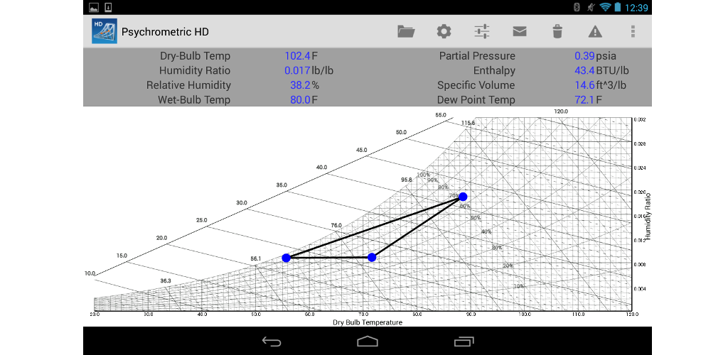 HVAC Psychrometric HD - Latest version for Android - Download APK
