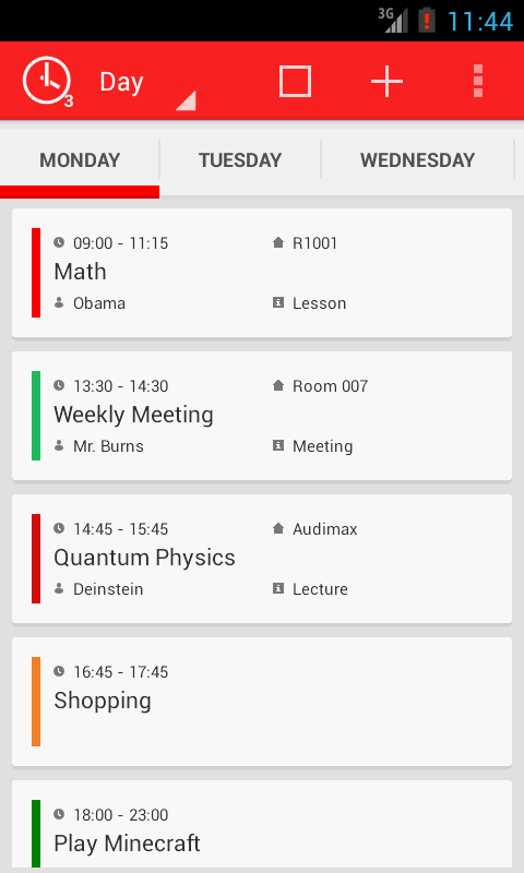 TimeTable++ emplois du temps – Applications Android sur Google Play
