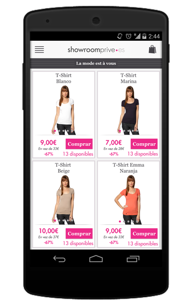 Showroomprive - Aplicaciones de Android en Google Play