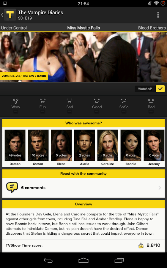TVShow Time, TV show guide - Android Apps on Google Play