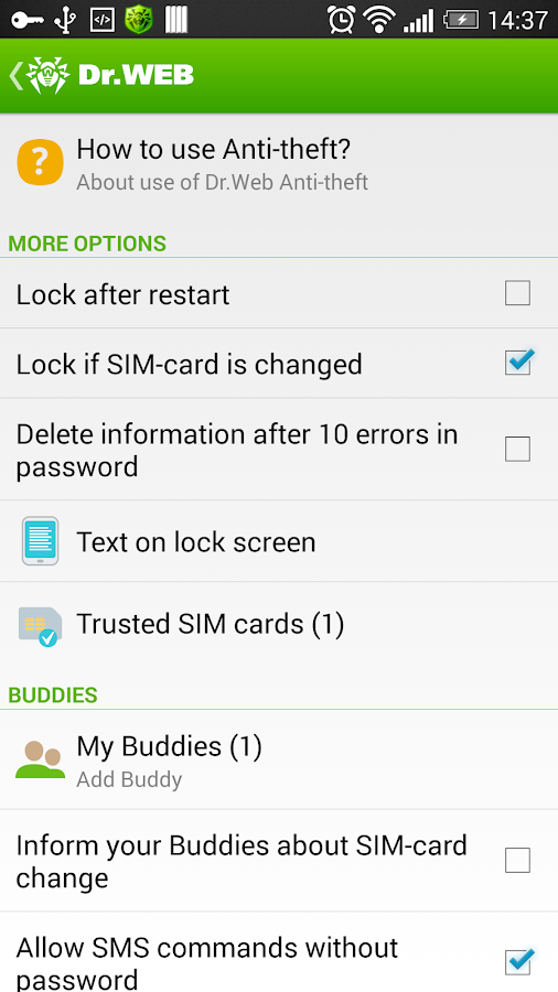 Dr.Web v.9 Anti-virus - Android Apps on Google Play