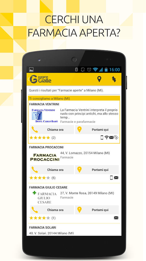 PagineGialle - screenshot