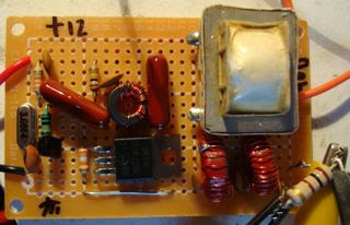 marxy's musing on technology: 80m QRP AM Transmitter - first contact!