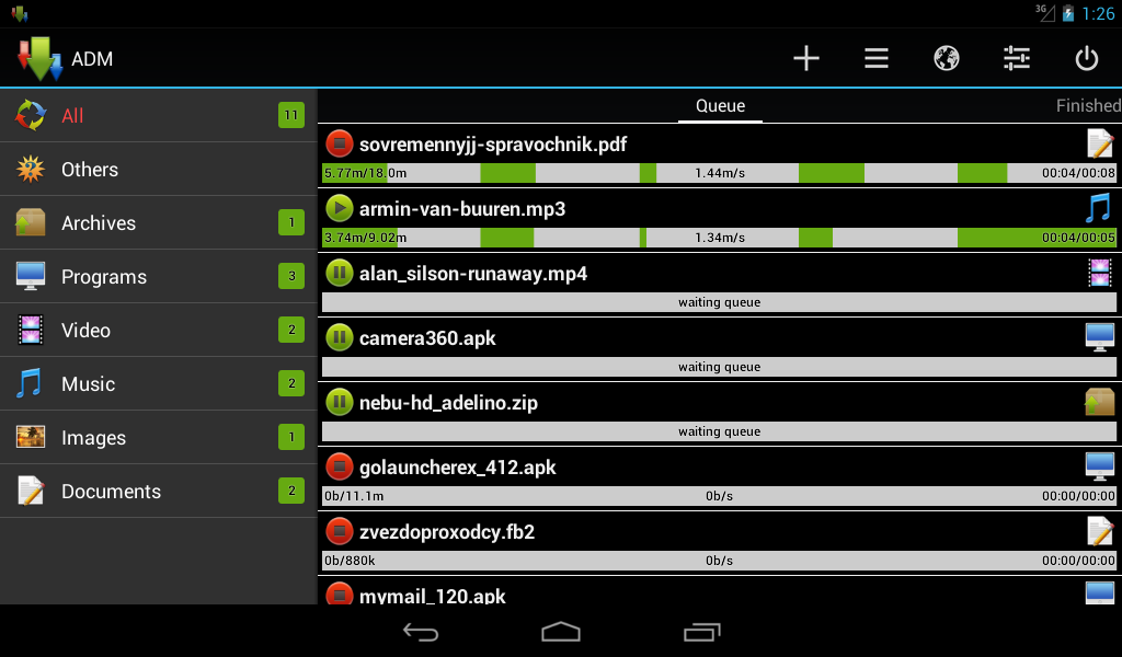 Advanced Download Manager - screenshot