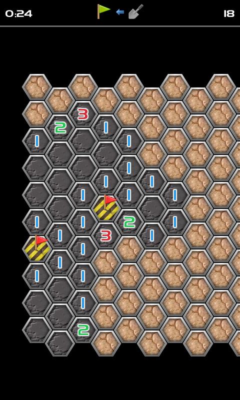 Hexagonal Minesweeper Map - lowfasr