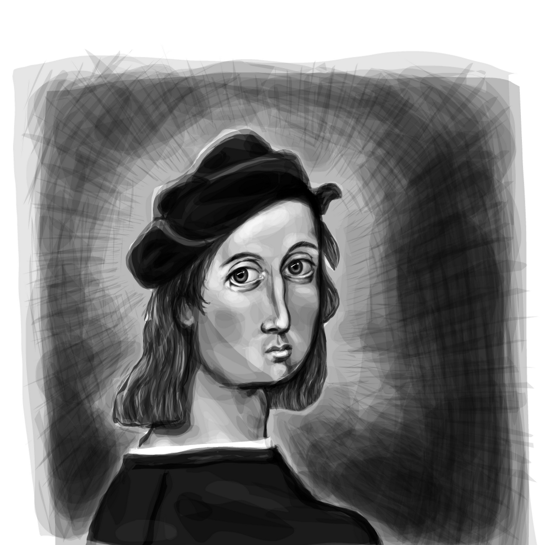 Raphael Self-Portrait #2 (full) » drawings » SketchPort