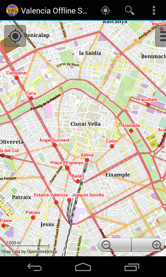Valencia Offline City Map - Android Apps on Google Play