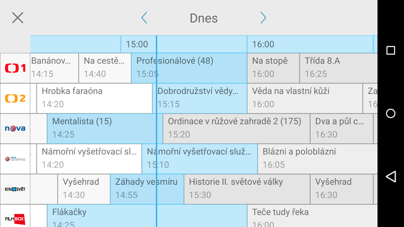 SledovaniTV – Aplikace pro Android ve službě Google Play