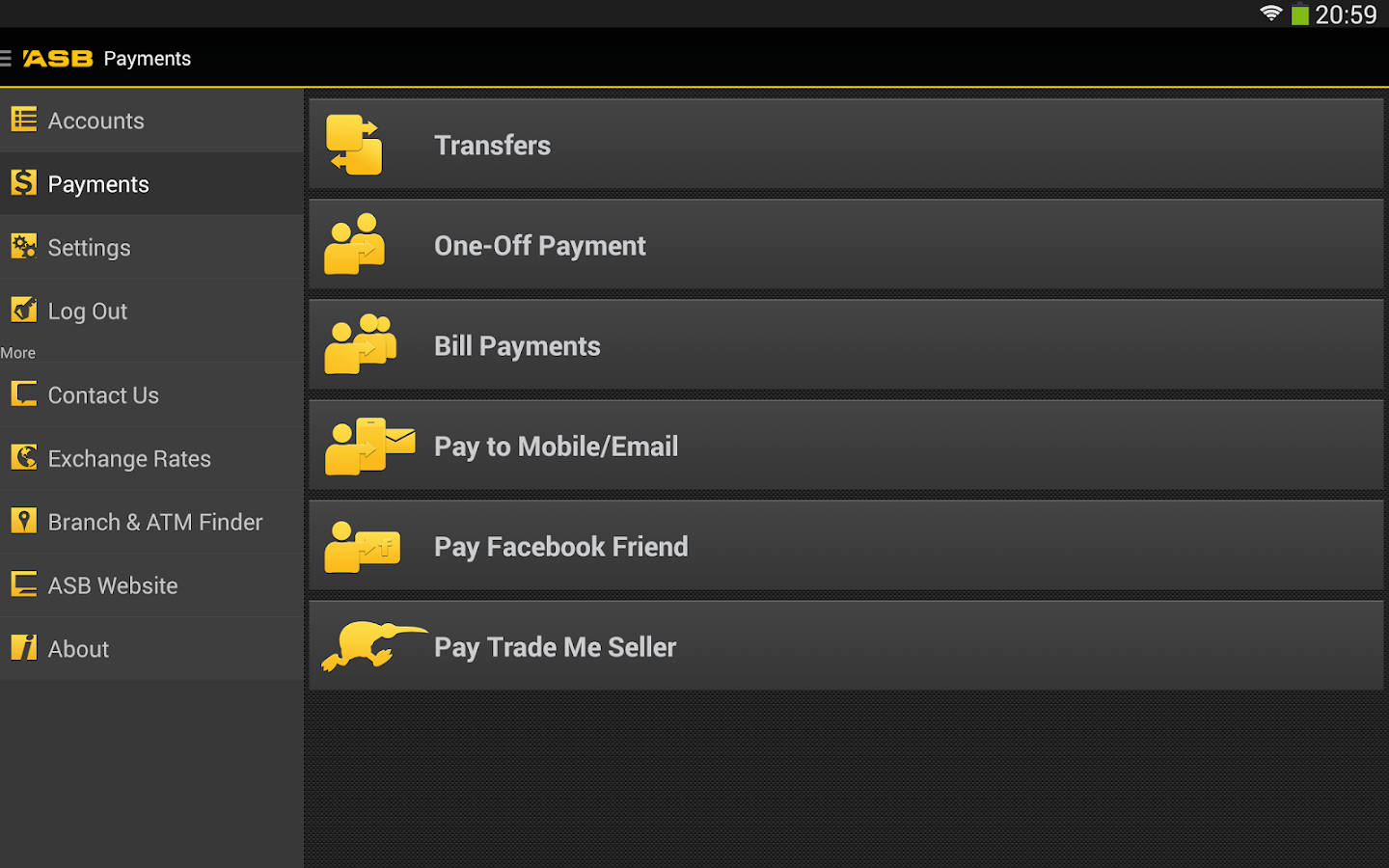 ASB Mobile Banking - screenshot