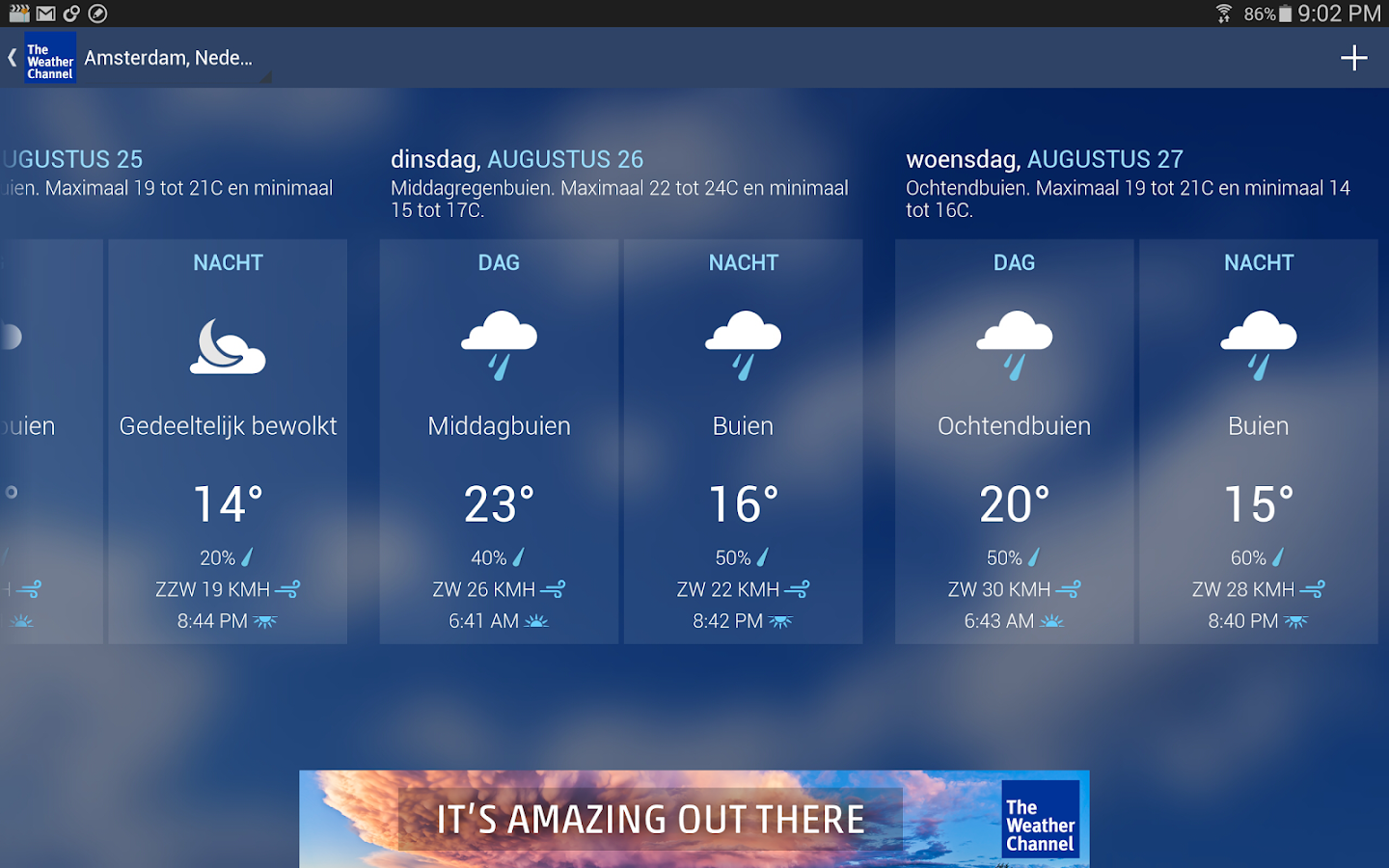 Weer - The Weather Channel - Android-apps op Google Play