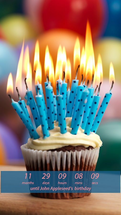 Birthday Countdown Widget - Android Apps on Google Play