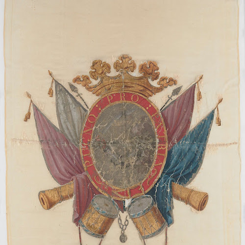 Vaandel van het regiment Hollandse Gardes te voet, anonymous, c. 1786 ...