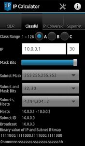Network IP / Subnet Calculator – An application for calculating IPv4 addressCIDRClassfulIP ...