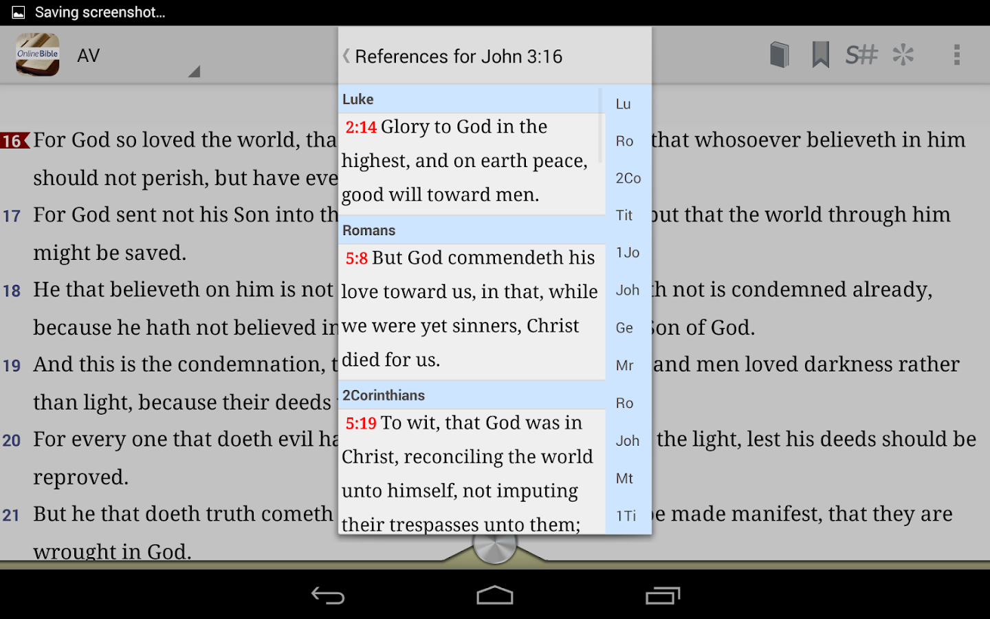 Online Bible – Applications Android sur Google Play