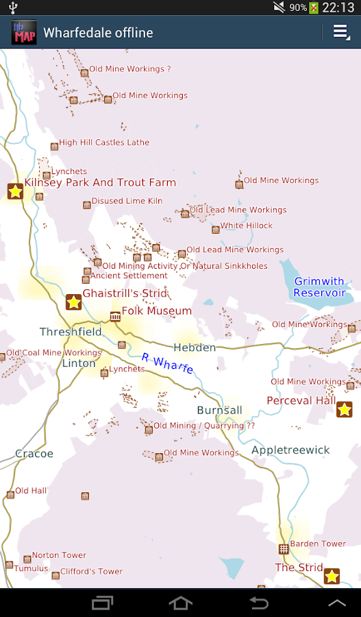Wharfedale offline map - Android Apps on Google Play