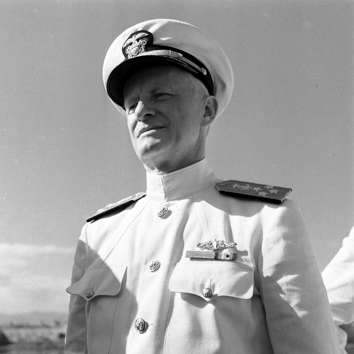 Admiral Nimitz On Shipboard - Bob Landry — Google Arts & Culture
