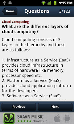 Cloud Computing Interview Questions and Answers : Android App