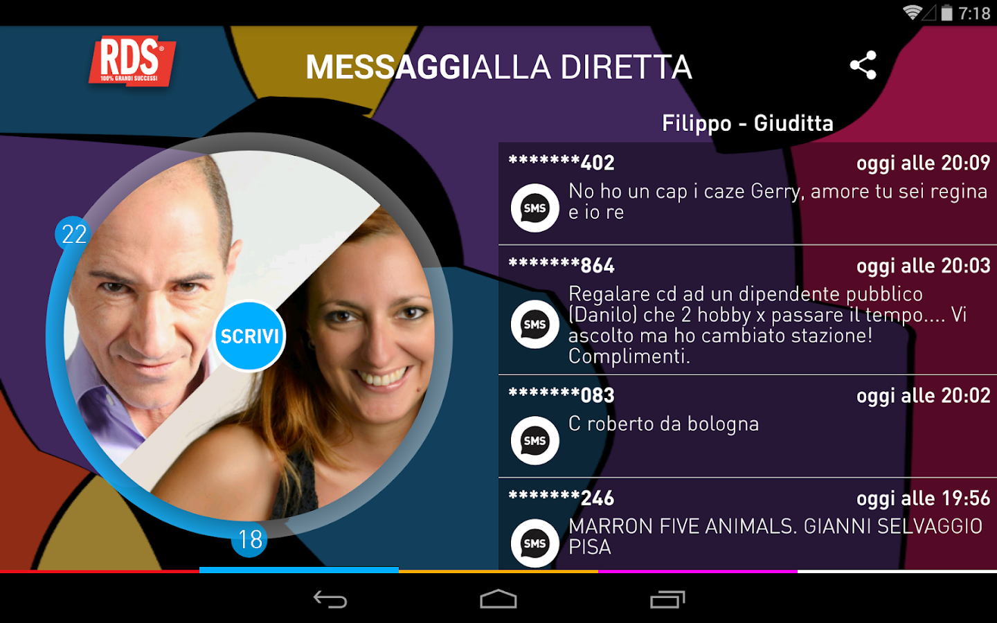 RDS 100% Grandi Successi - App Android su Google Play