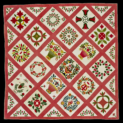 Maryland Album Quilt - Lydia Covington Palmatary — Google Arts & Culture