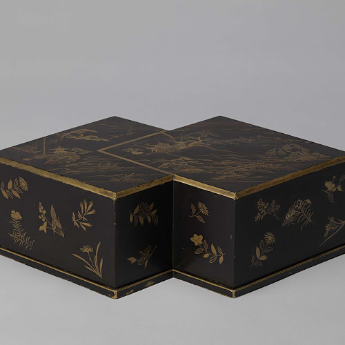 Doos in de vorm van twee ineengeschoven ruiten, anonymous, c. 1750 - c ...