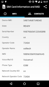 SIM Card Information and IMEI – Android Tools Apps